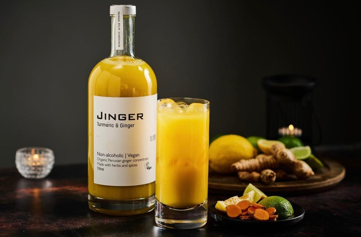 Ginger & Turmeric 1 Litre – Jinger drinks