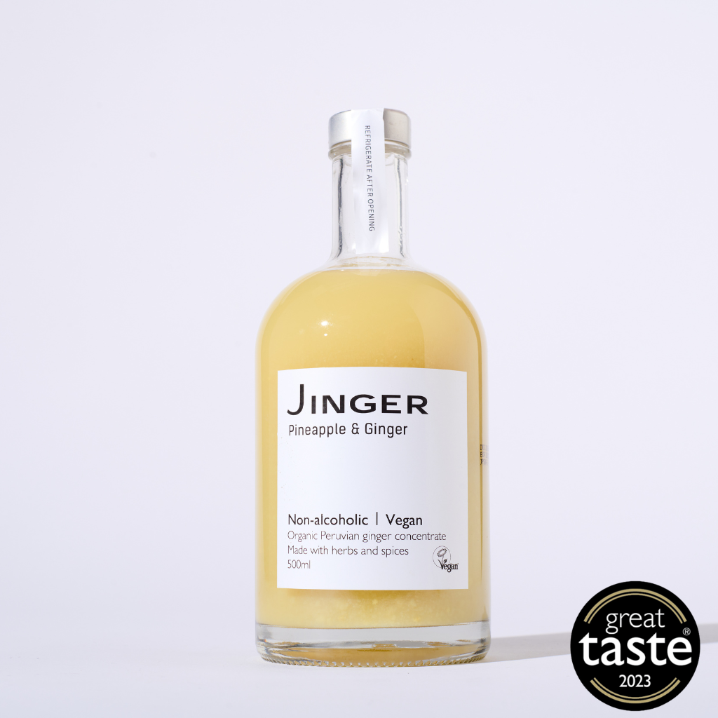 Organic Ginger & Pineapple 500ml – Jinger drinks