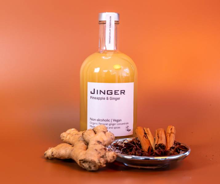 Organic Ginger & Pineapple 500ml – Jinger drinks